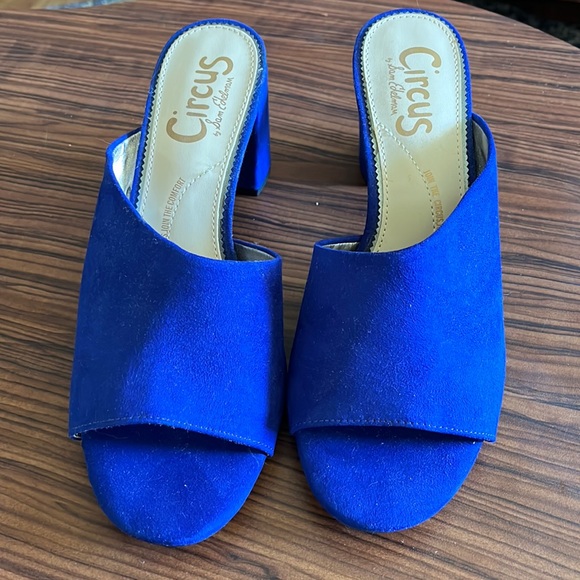 Circus by Sam Edelman | Shoes | Circus By Sam Edelman Blue Suede Chunky ...